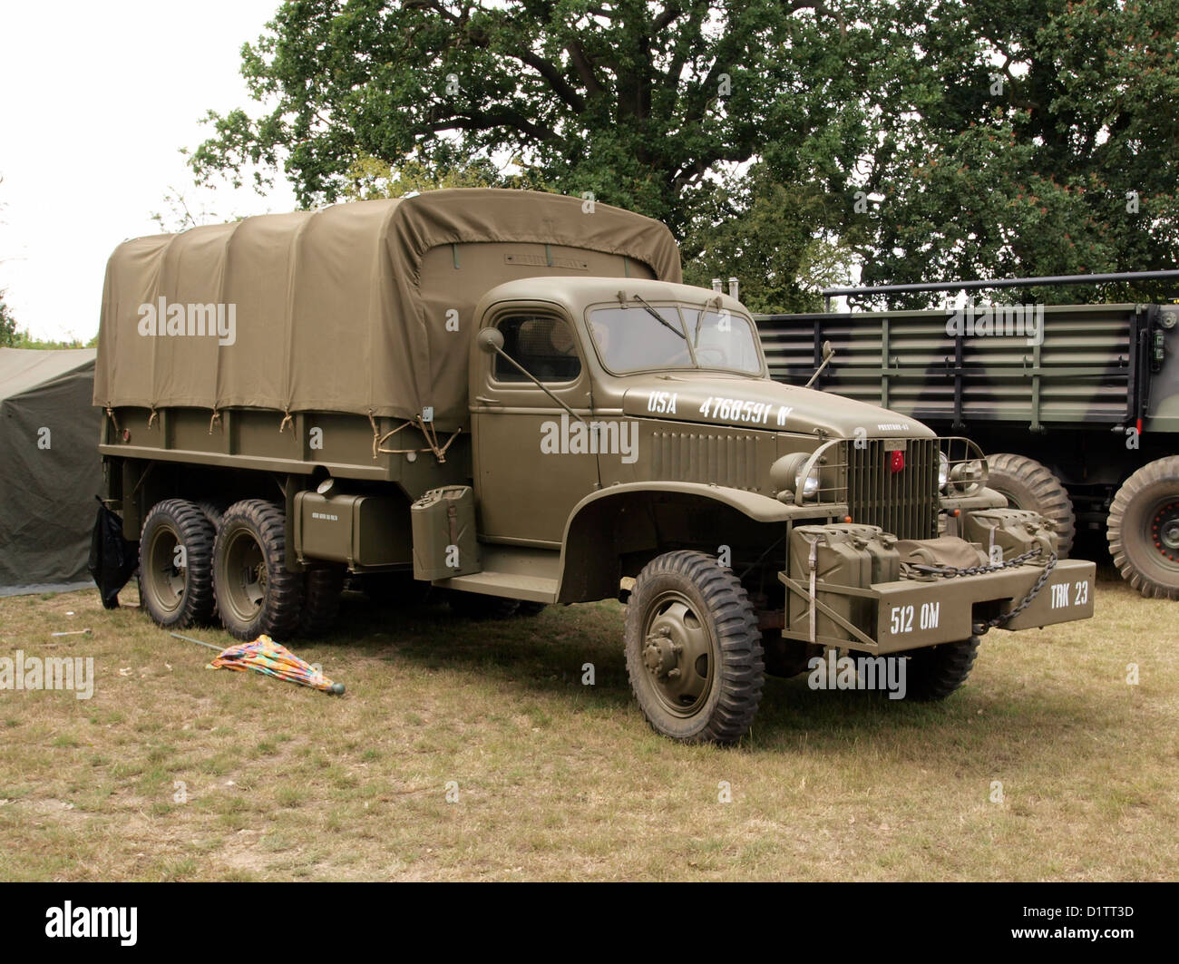 The GMC CCKW is a military truck showcased at the War and Peace Show ...