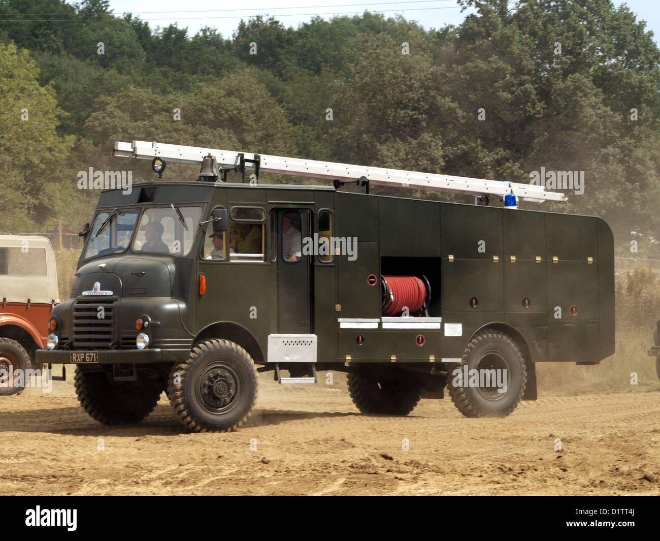 The Bedford Green Goddess is a military fire truck used by the British ...