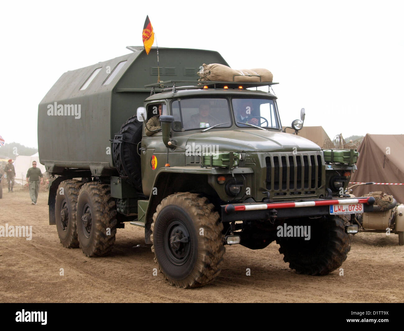 The ZIL-131 MTO AT is a Russian military truck displayed at the War and ...