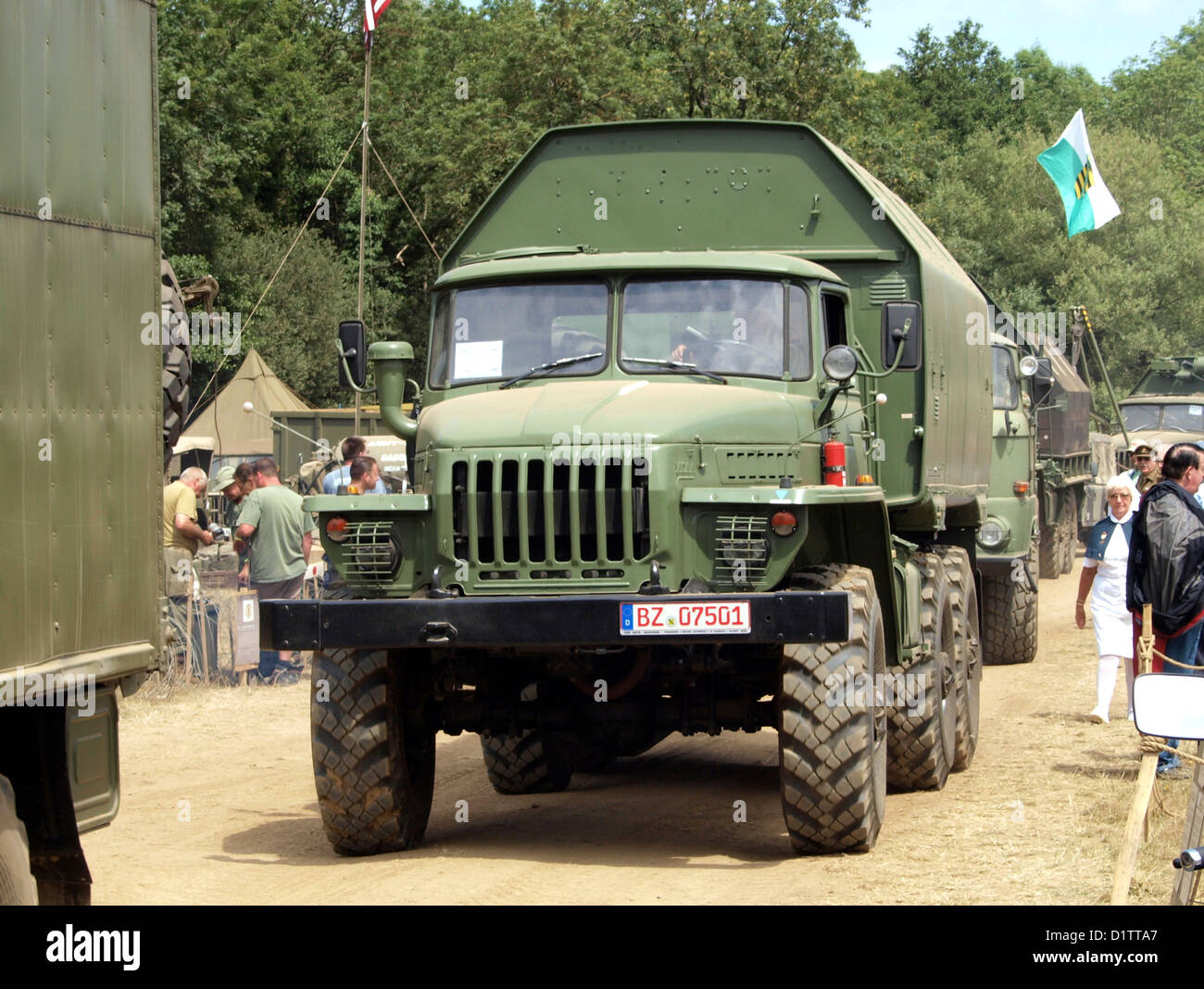 The ZIL-131 MTO AT is a Soviet-era military truck, showcased at the War ...
