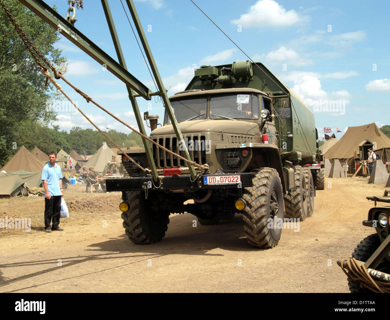 The ZIL-131 MTO AT is a Russian military transport truck displayed at ...