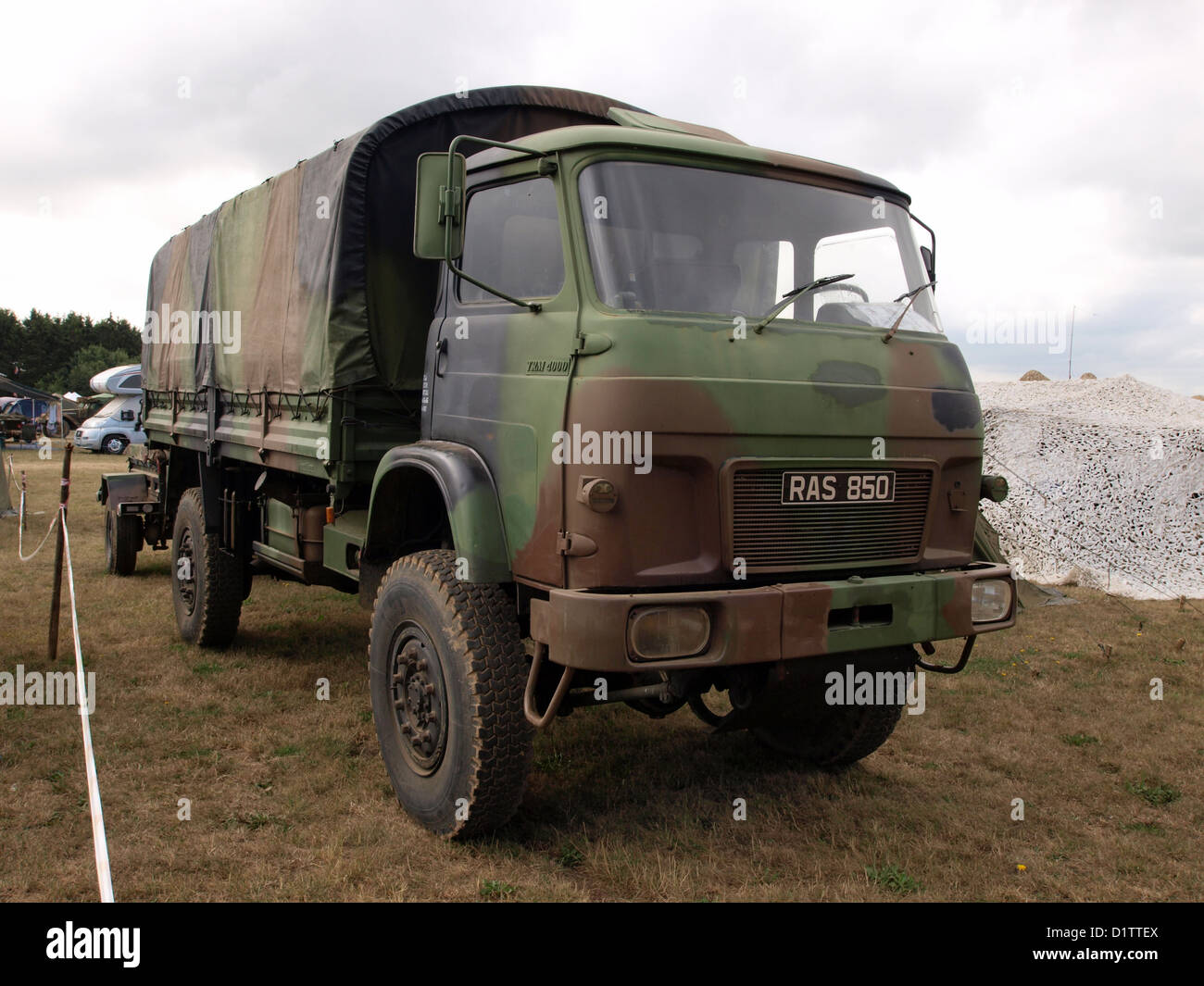 The Renault TRM is a military vehicle showcased at the War and Peace ...