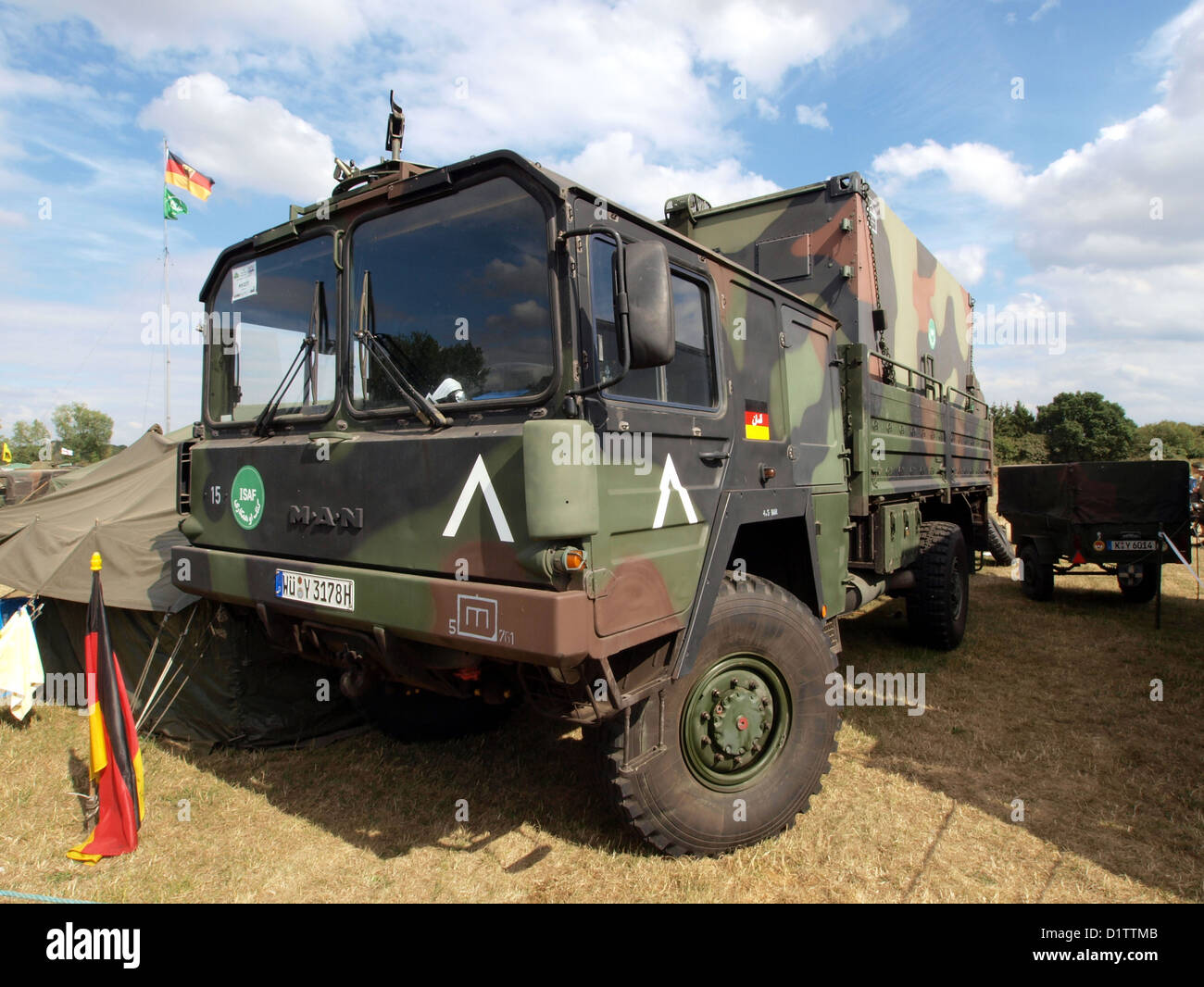The MAN HX military vehicle is showcased at the War and Peace Show ...