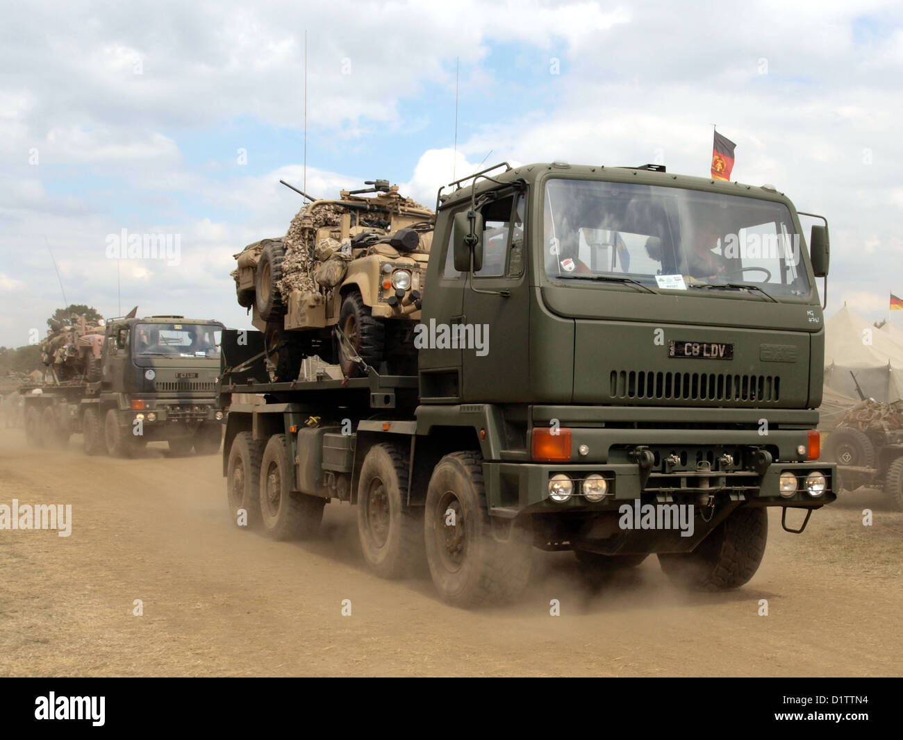 The Leyland DAF DROPS (Demountable Rack Offload and Pickup System) is a ...