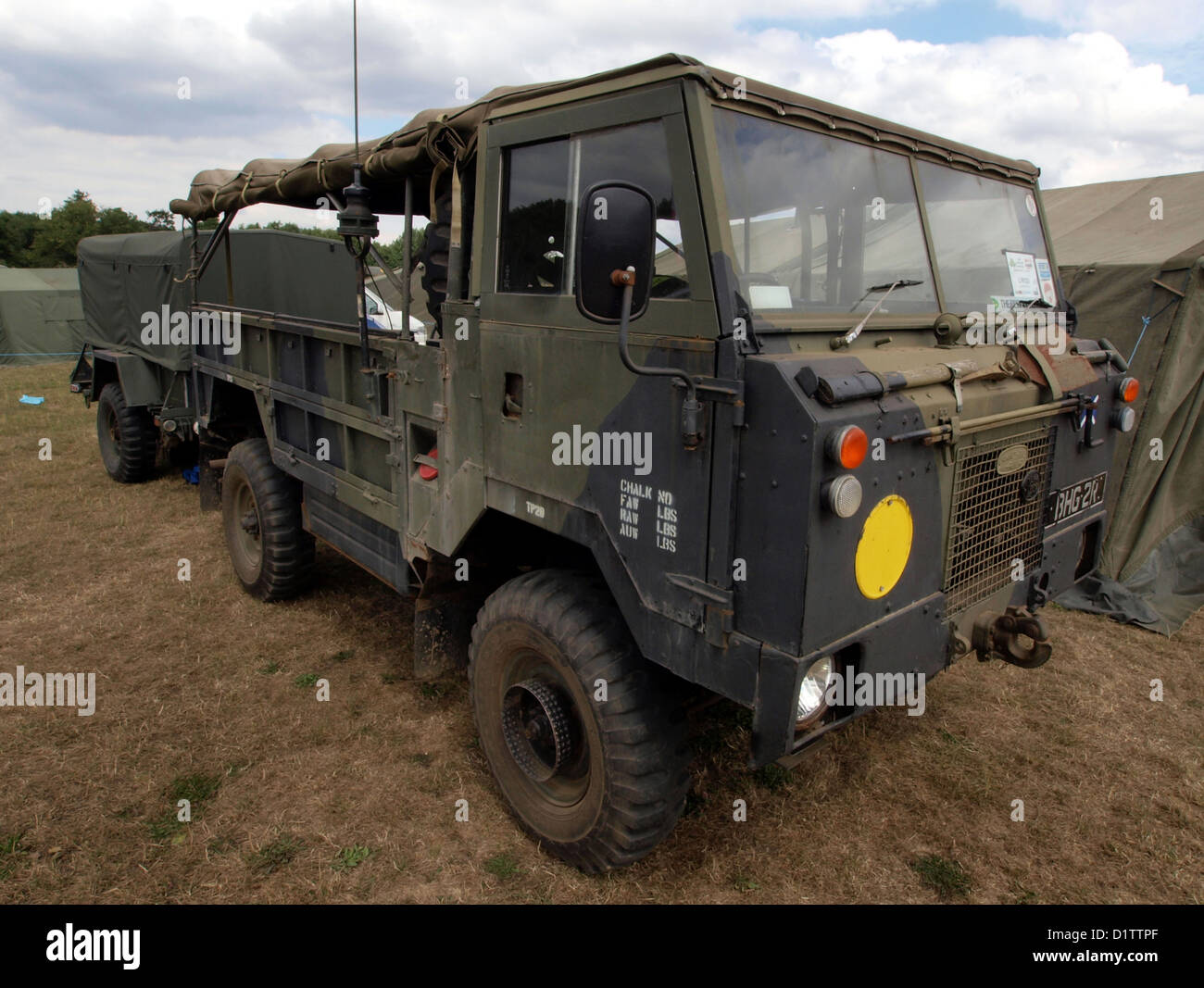The Land Rover 101 Forward Control, displayed at the War and Peace Show ...