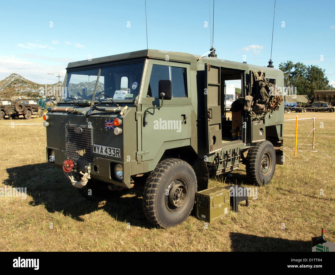 War and Peace Show....Land Rover 101 Forward Control Stock Photo - Alamy