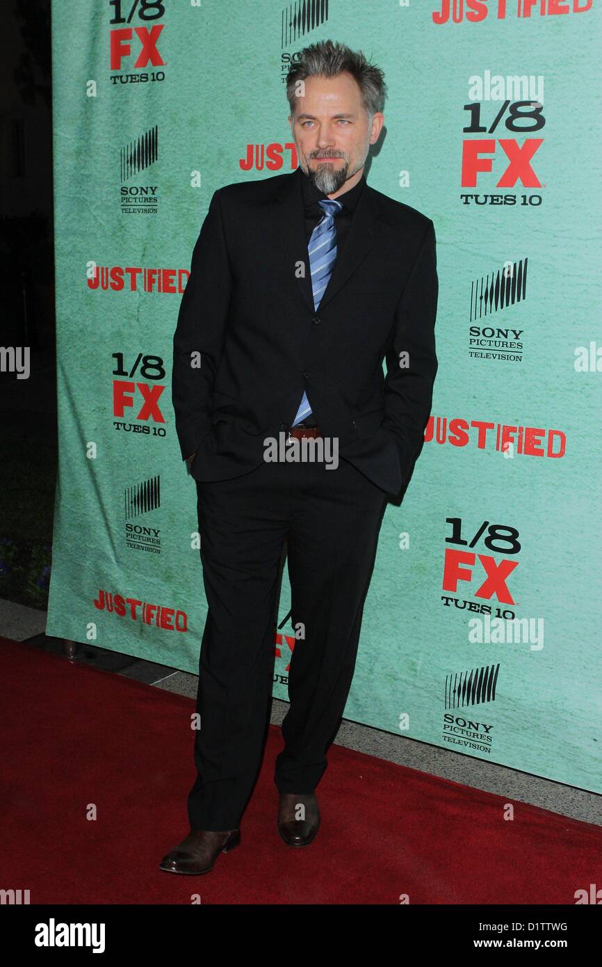 Jan. 5, 2013 - Los Angeles, California, U.S. - David Meunier attends ...