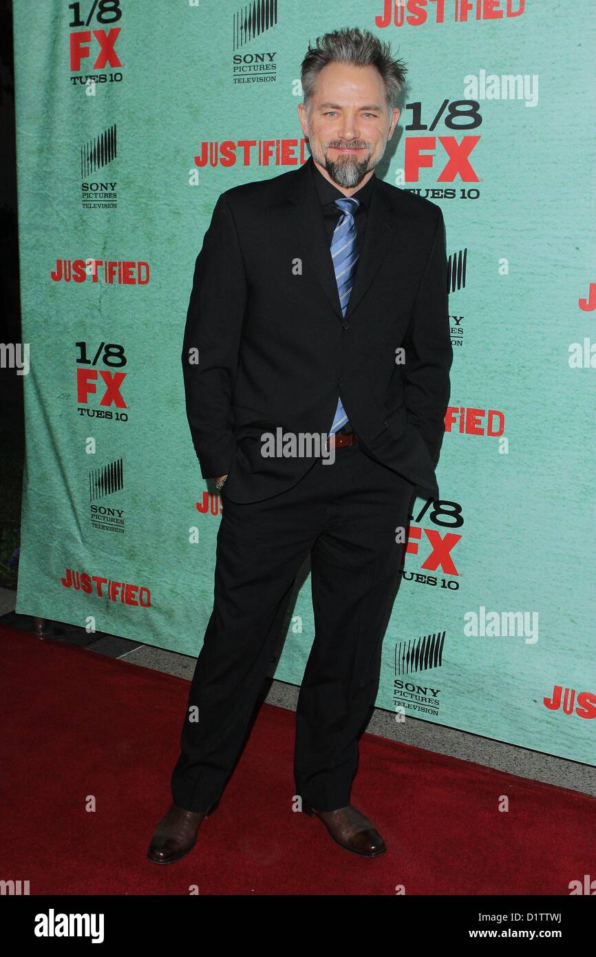 Jan. 5, 2013 - Los Angeles, California, U.S. - David Meunier attends ...