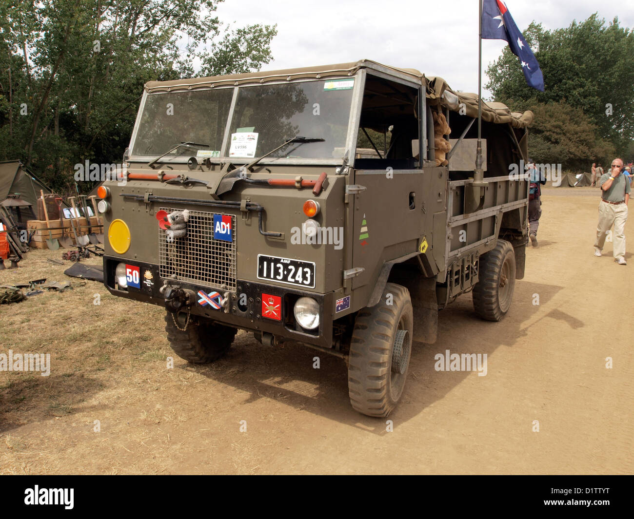 The Land Rover 101 Forward Control, showcased at the War and Peace Show ...