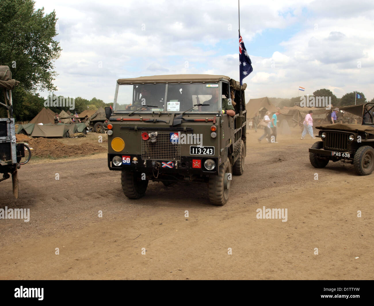 The Land Rover 101 Forward Control, displayed at the War and Peace Show ...