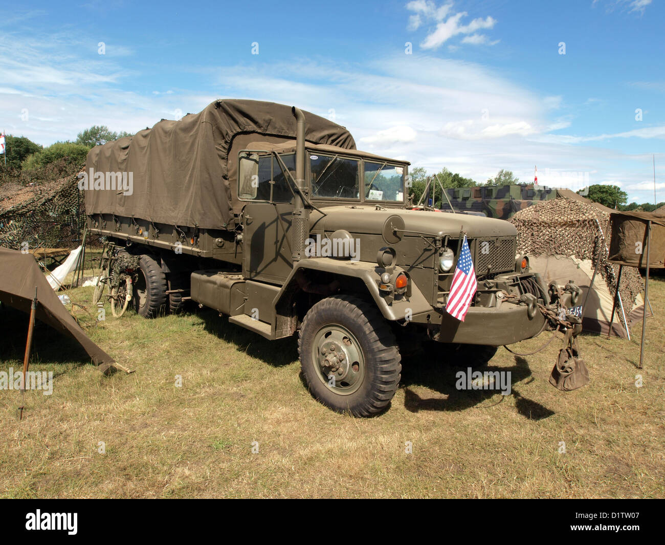 The Kaiser M36A2 military vehicle at the War and Peace Show is a ...