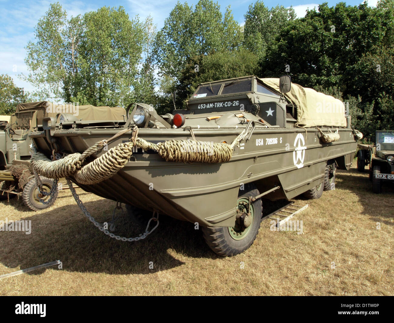 The GMC DUKW 353 6x6 is an amphibious truck featured at the War and ...