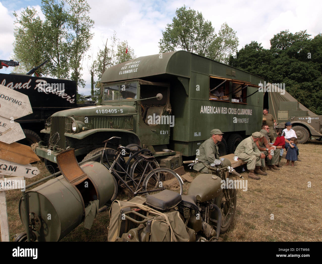 The GMC 6x6 US Army Field Red Cross Canteen, showcased at the War and ...
