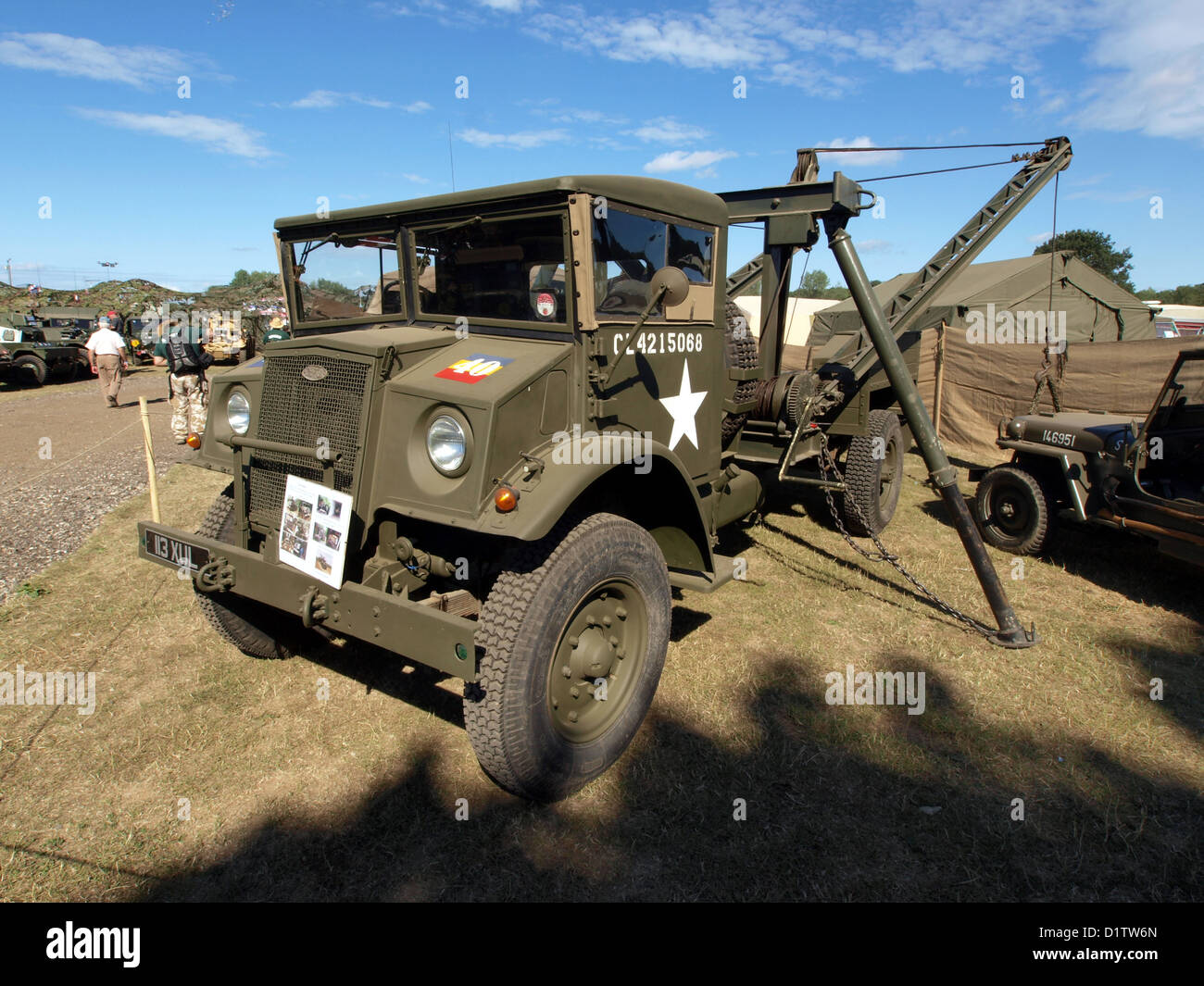 The Ford CMP Wrecker, showcased at the War and Peace Show, is a ...