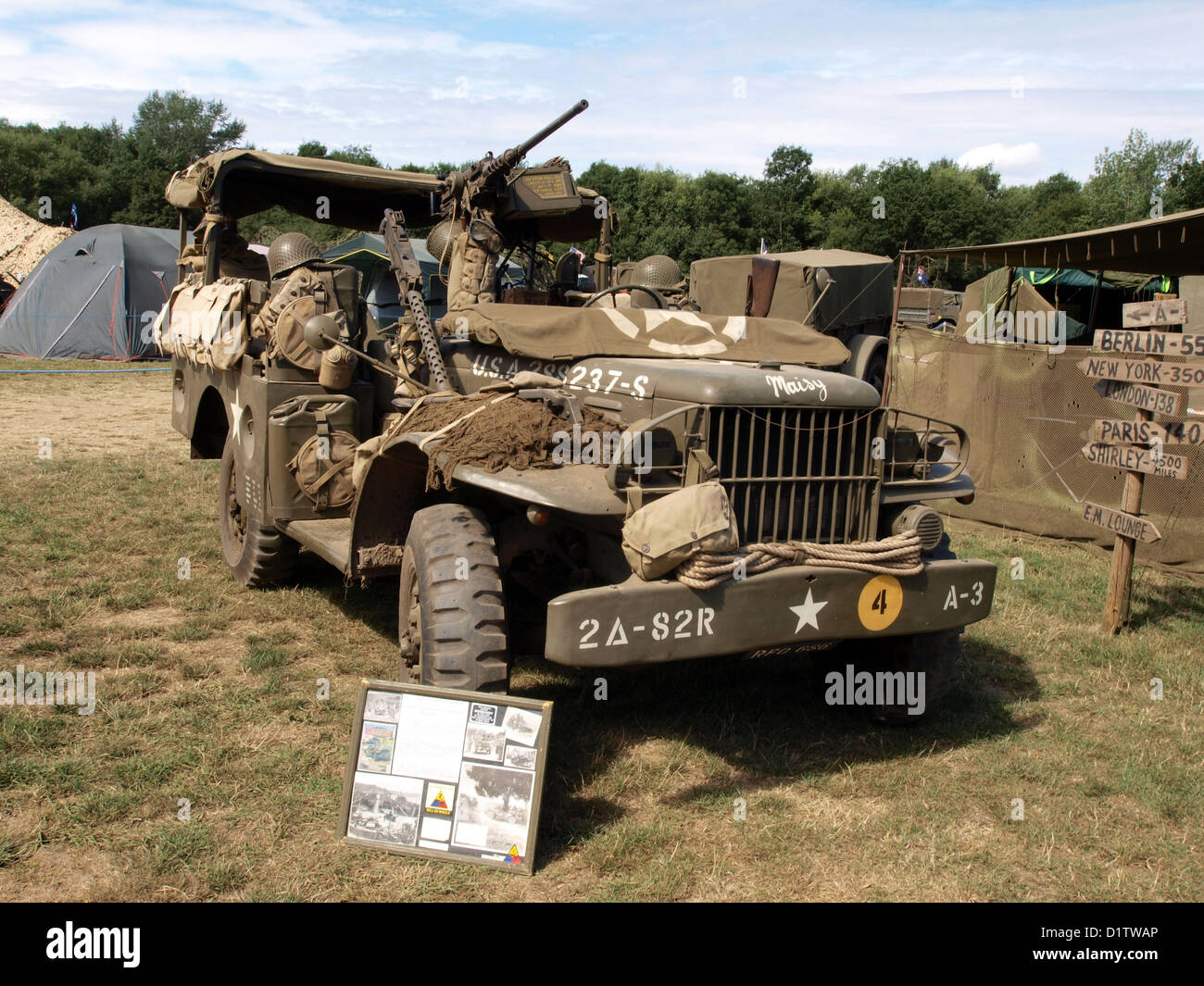 The Dodge WC-52 is a 3/4-ton, 4x4 military truck used by the U.S. Army ...