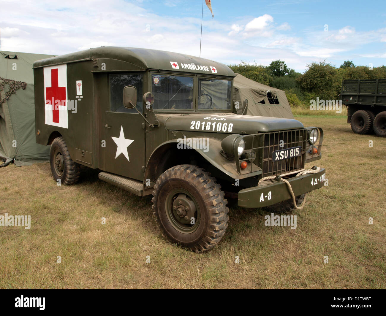 The Dodge M43 Military Ambulance, displayed at the War and Peace Show ...