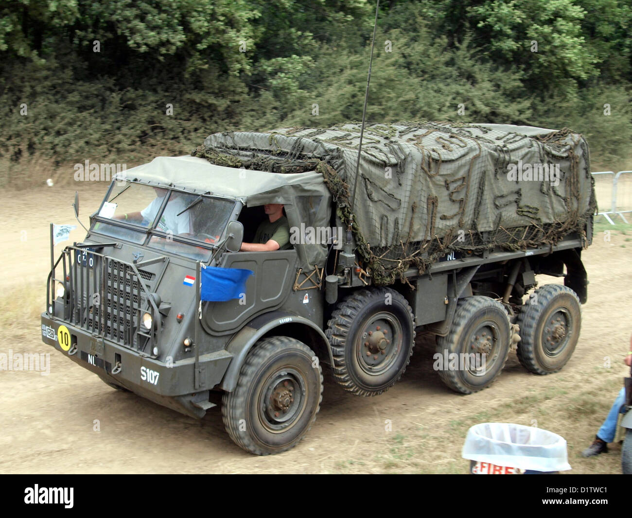The DAF YA 328 is a military vehicle showcased at the War and Peace ...