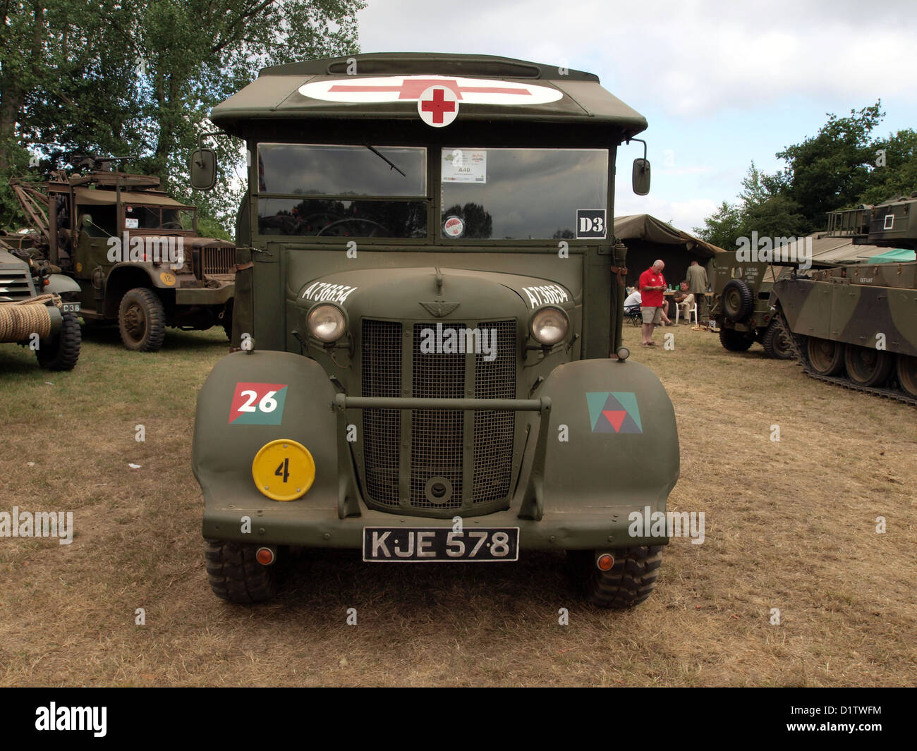 War and Peace Show....Austin K2/Y 4x2 military Heavy Ambulance Stock ...