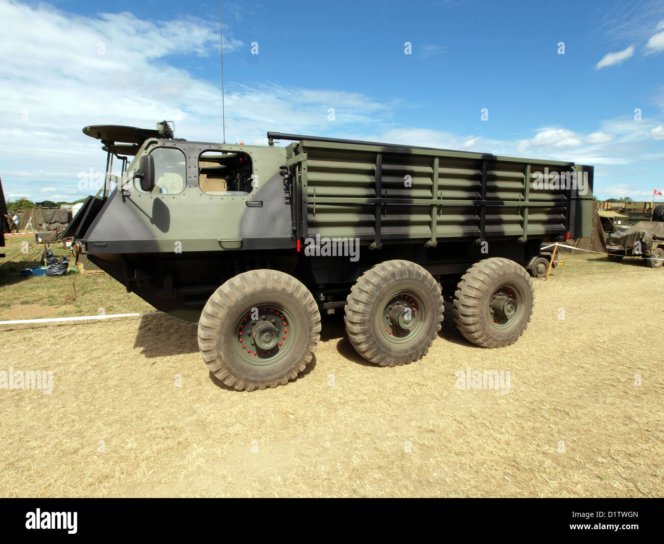 The Alvis Stalwart, displayed at the War and Peace Show, is a military ...