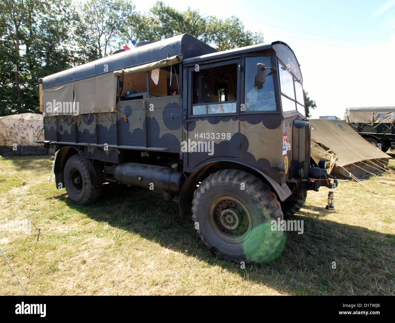 The AEC Matador, a military vehicle displayed at the War and Peace Show ...