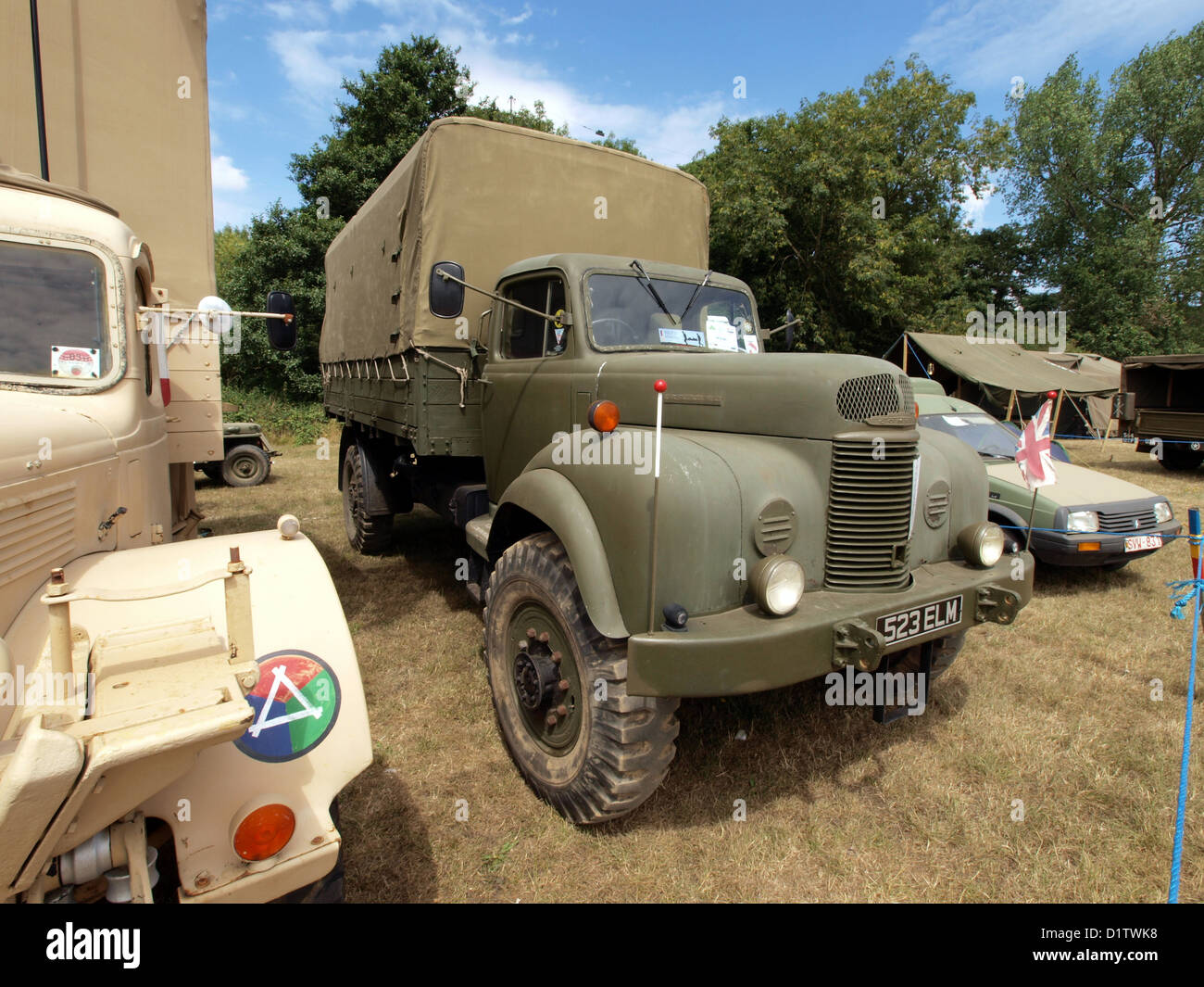 The 1953 Commer Q4 Cargo truck is a military-style vehicle used for ...