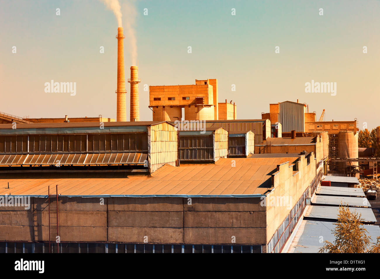 Factory Chimneys High Resolution Stock Photography and Images - Alamy