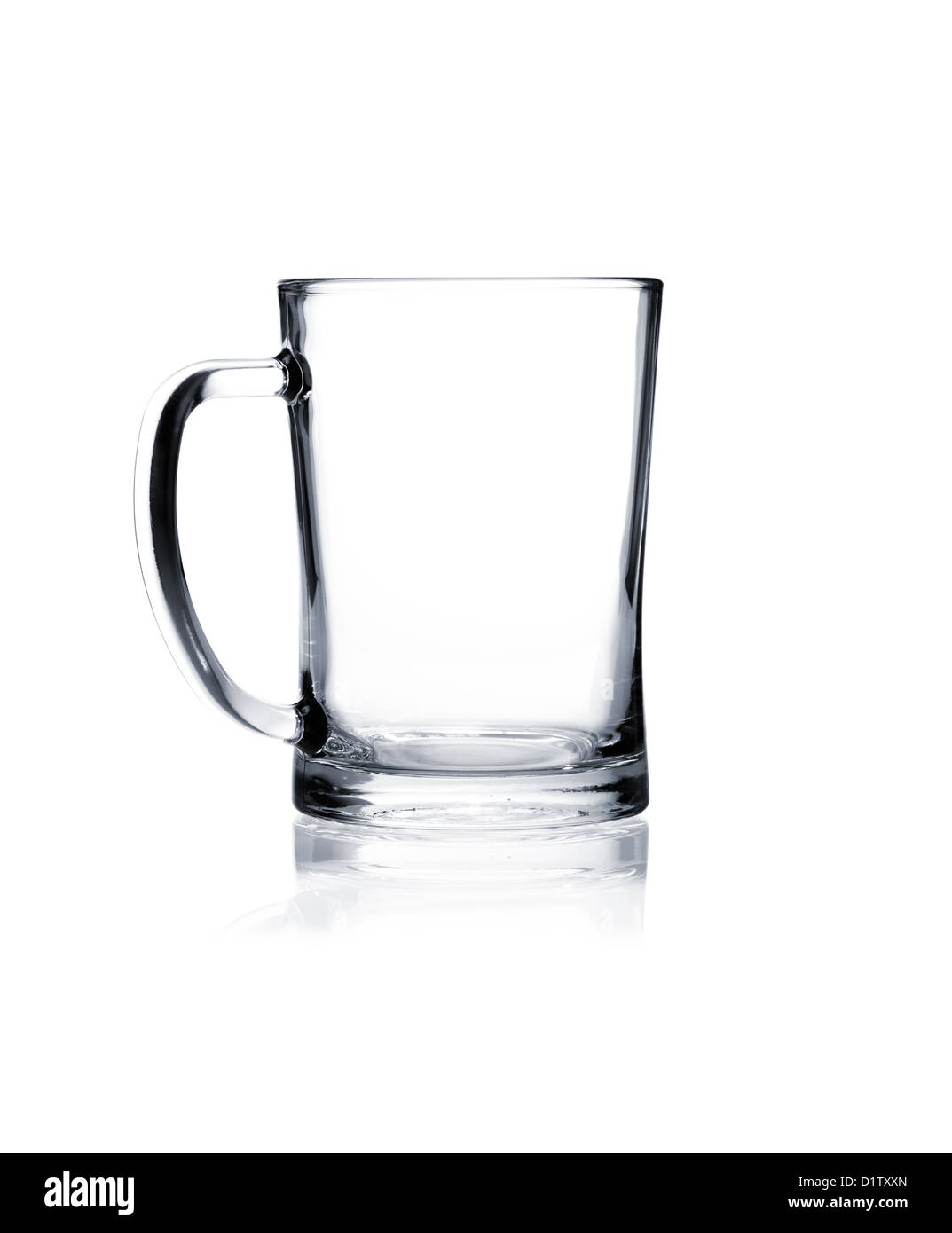 Empty beer mug isolated on white background Stock Photo - Alamy