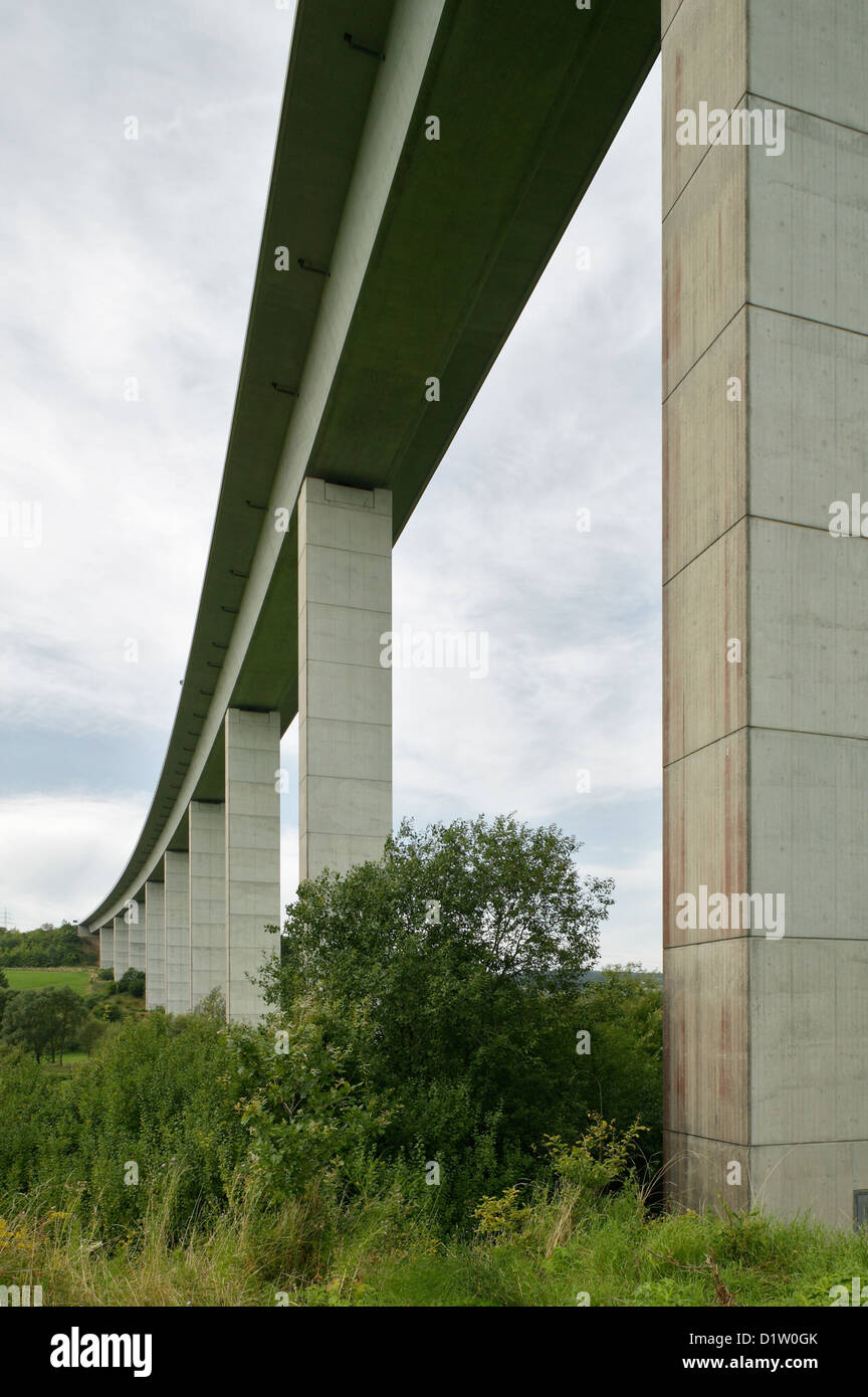 Bitburg-Pruem, Germany, the Autobahnbruecke the A60 Stock Photo - Alamy