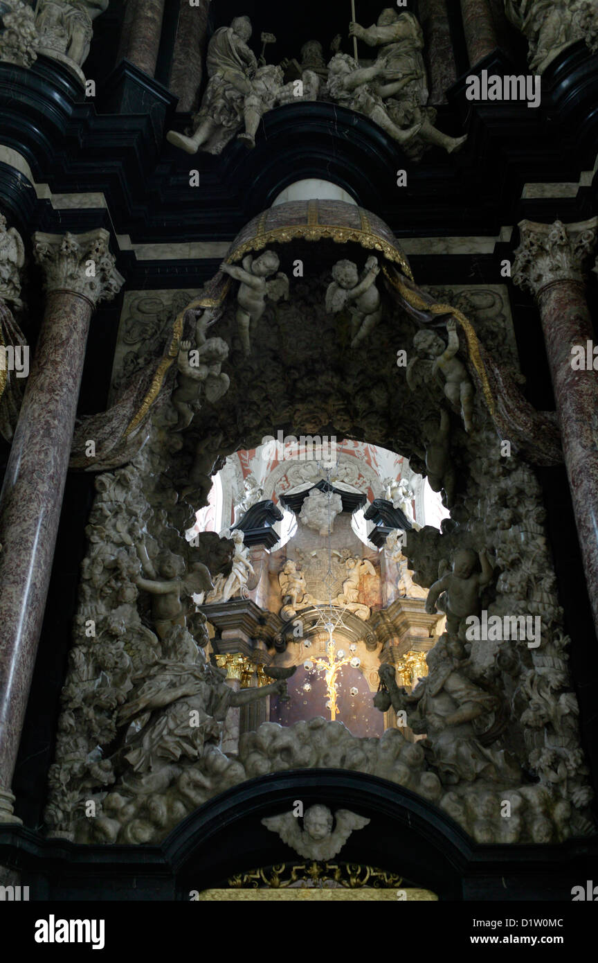 Trier, Germany, detail the interior of the Trier Cathedral Stock Photo ...