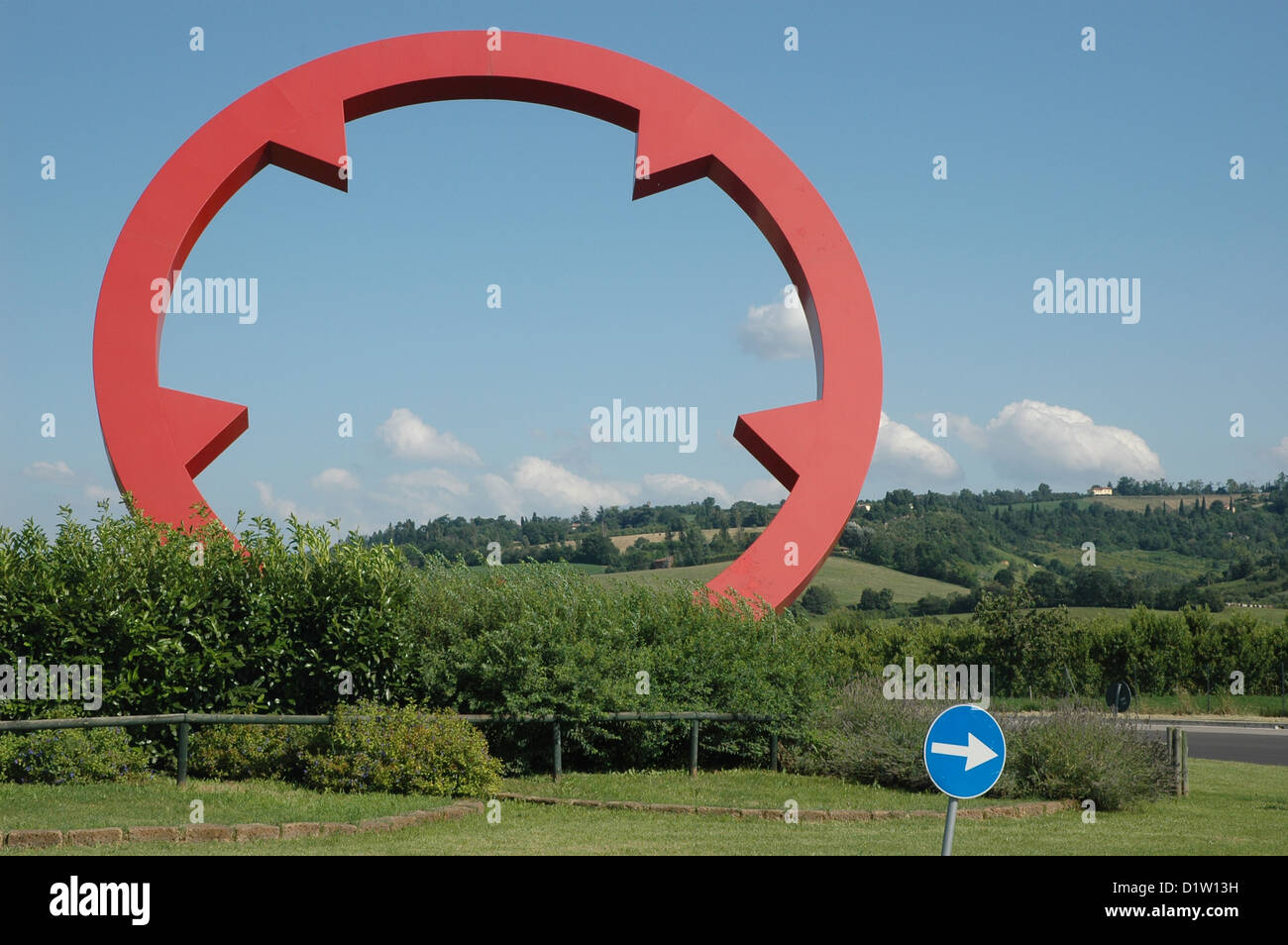 Zola Predosa, Italy, modern sculpture Stock Photo - Alamy