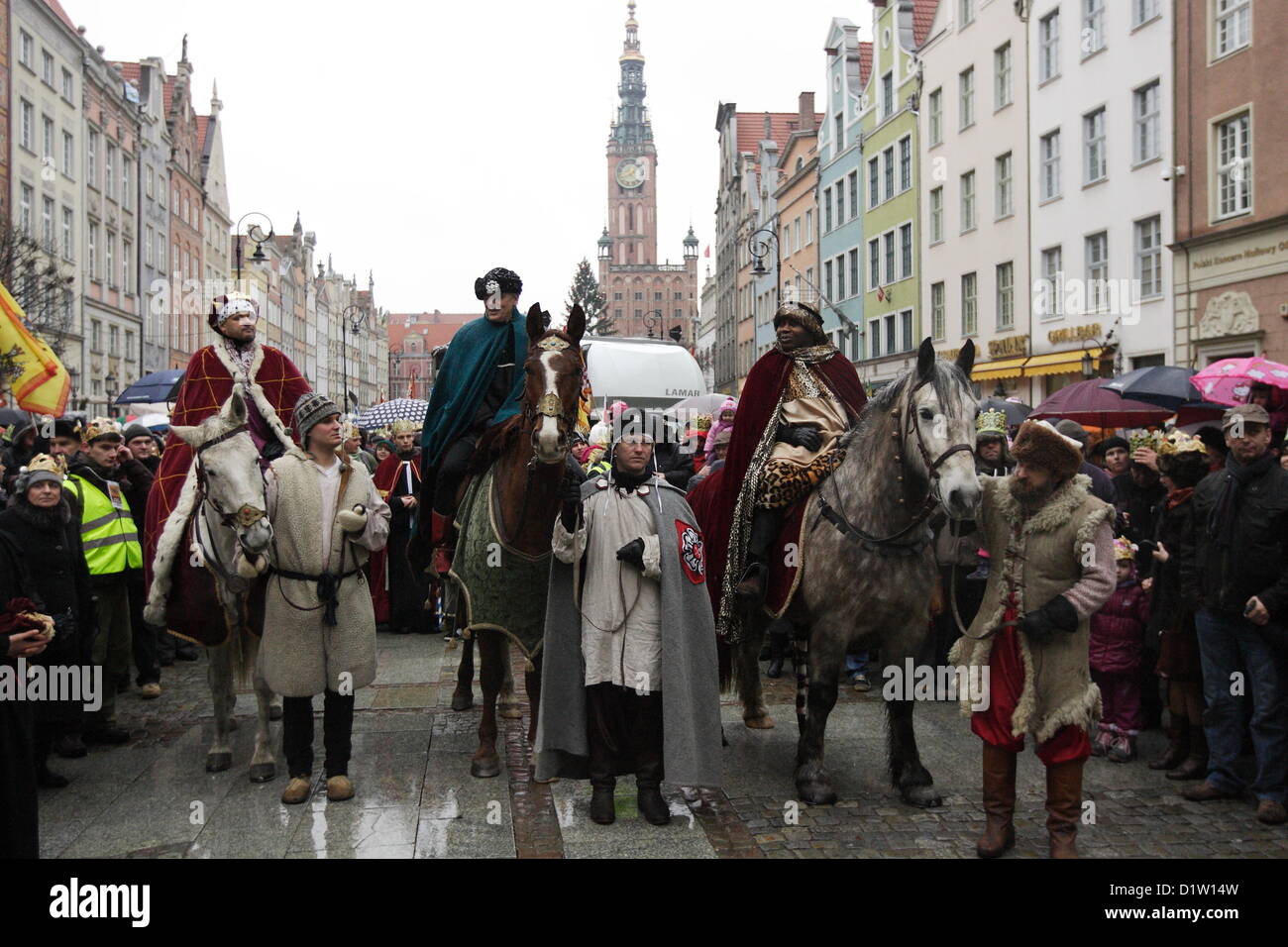 Gdansk, Poland January 6th, 2013 The Feast of the Three Kings is ...