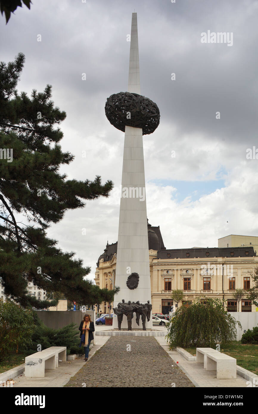 Memorial rebirth monument bucharest romania hi-res stock photography ...