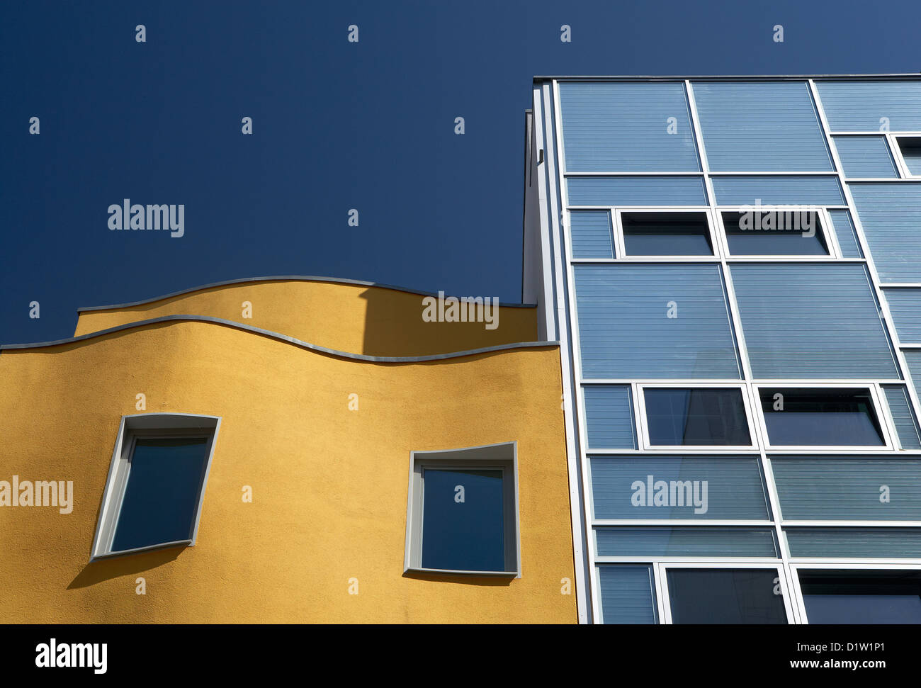 Berlin, Germany, striking modern facades of new buildings Stock Photo ...