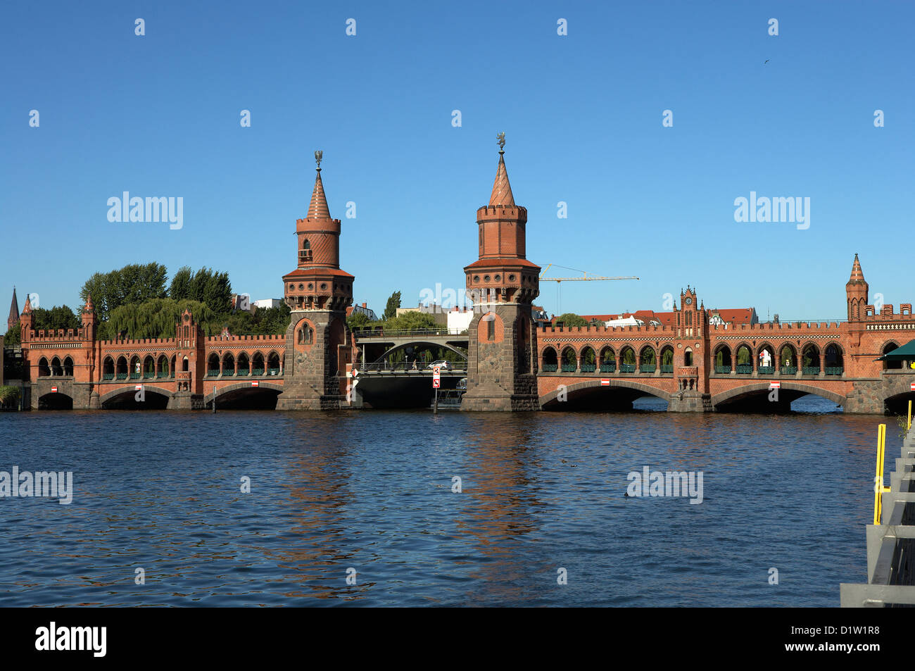 Berlin, Germany, the Oberbaumbruecke Stock Photo - Alamy