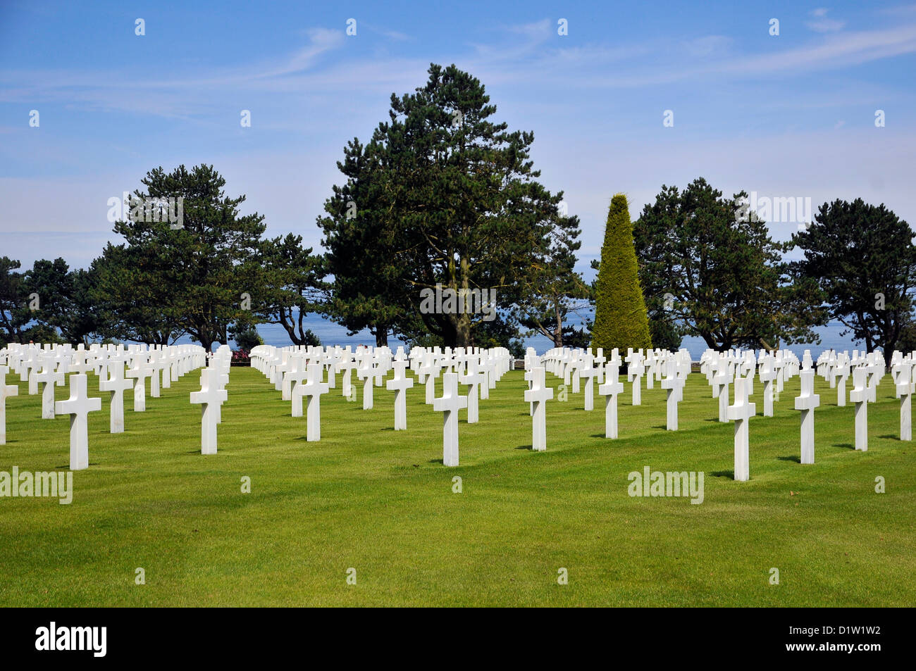 The Normandy American Cemetery and Memorial, a cemetery that honors ...