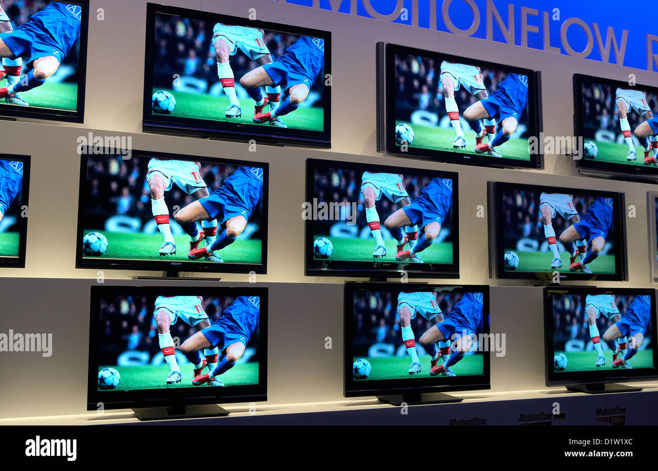 Berlin, Germany, Sony flat panel displays of the latest generation at ...