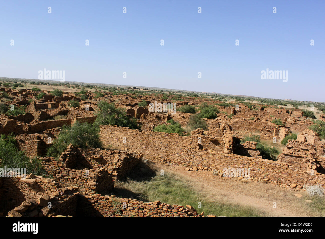 Ruins at Kuldhara Jaisalmer Rajasthan India Stock Photo - Alamy