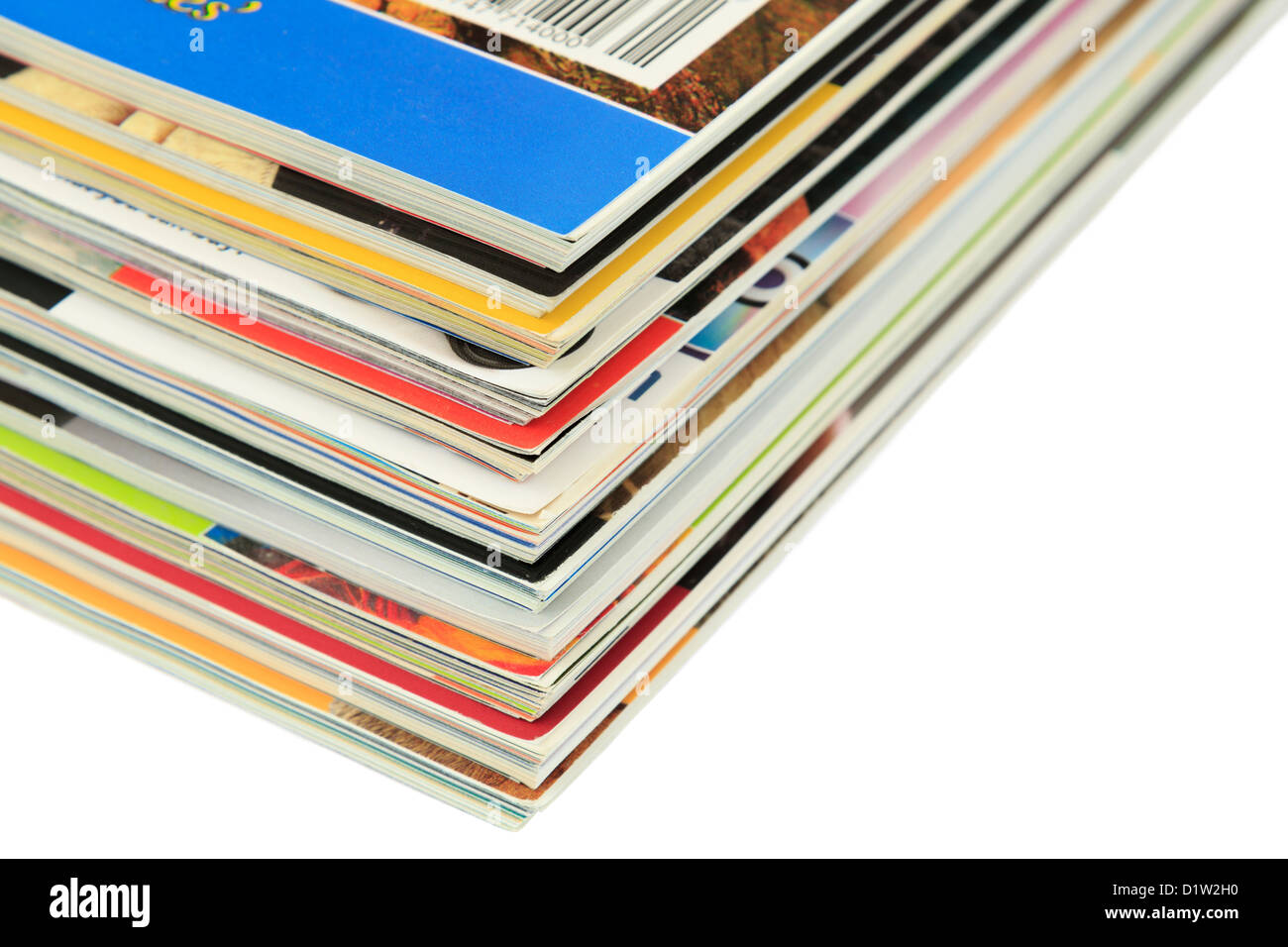 Tall Stack Of Magazines