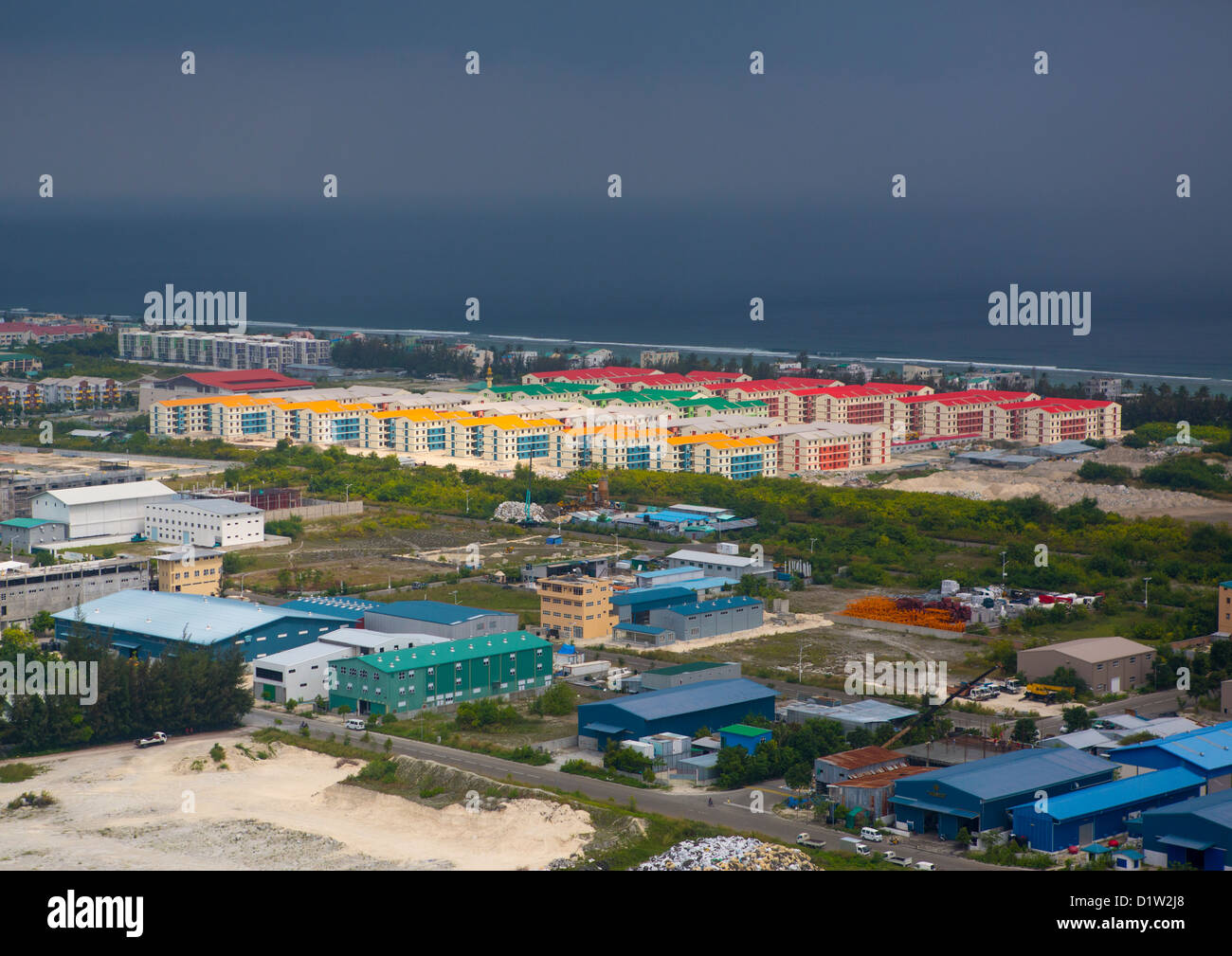 New Buildings In Male, Maldives Stock Photo - Alamy