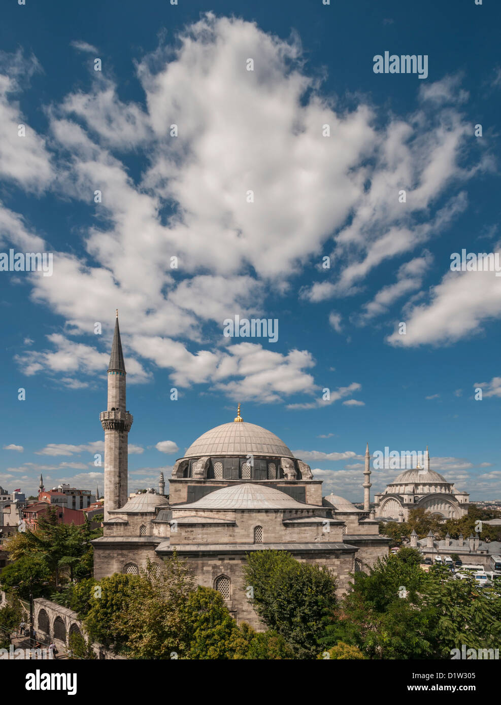 Atik Ali Pasha Mosque and Nuruosmaniye Mosque,istanbul,Turkey Stock ...