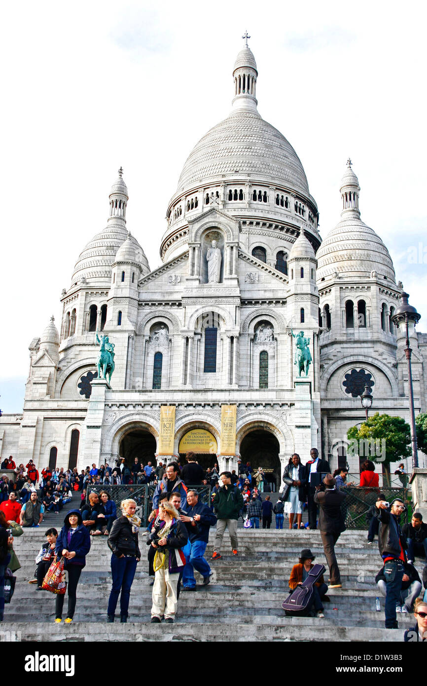 Famous steps montmartre paris france hi-res stock photography and ...