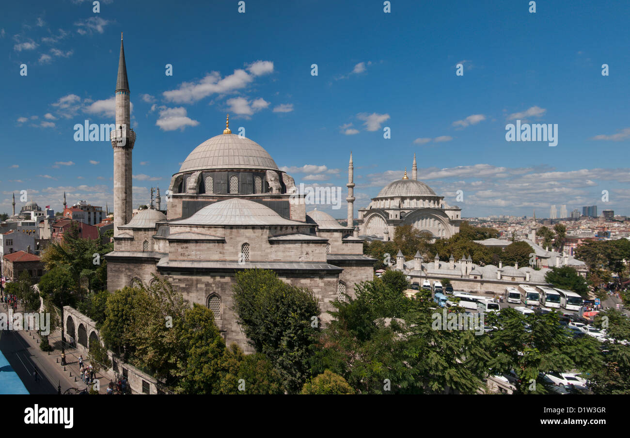 Atik Ali Pasha Mosque and Nuruosmaniye Mosque,istanbul,Turkey Stock ...