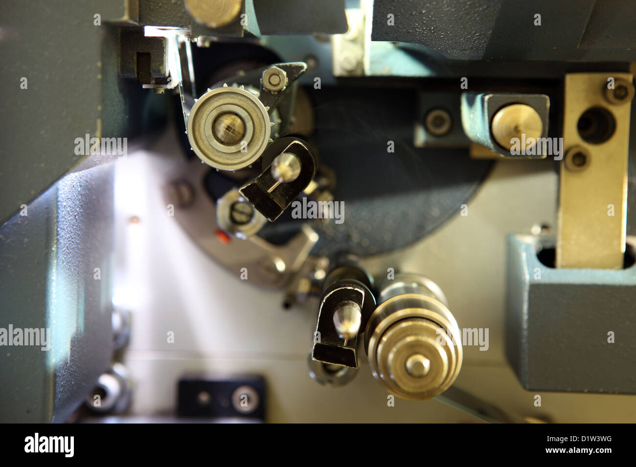 Berlin, Germany, View of the interior of a film projector Stock Photo ...