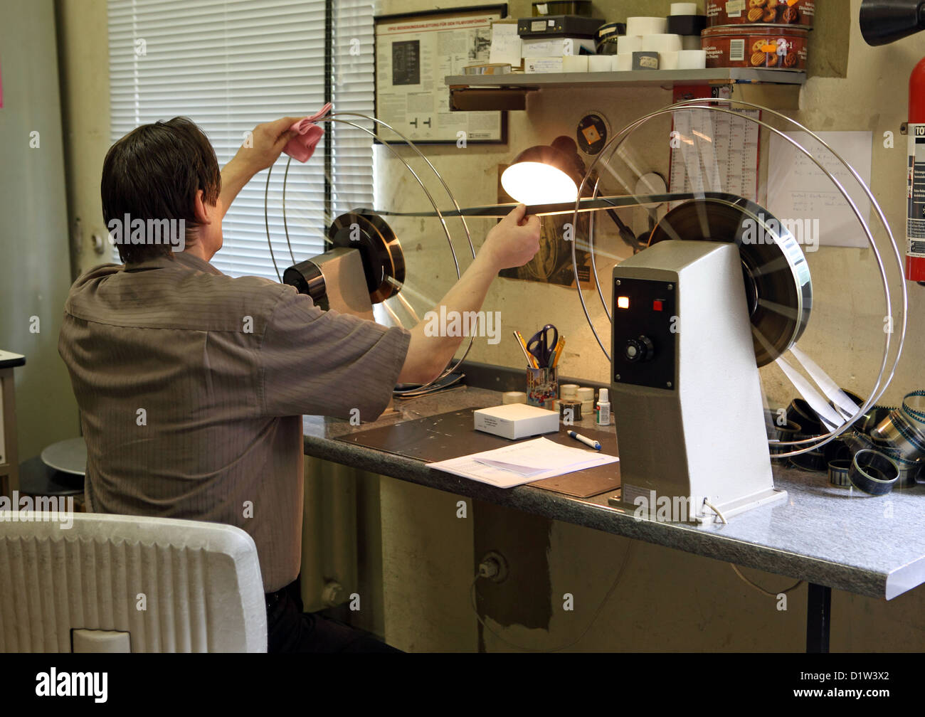 Projectionist hi-res stock photography and images - Alamy