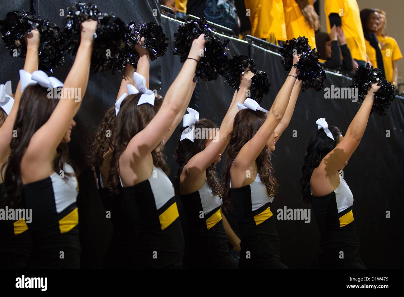 Kennesaw State Cheerleaders root on their team during Kennesaw State's ...
