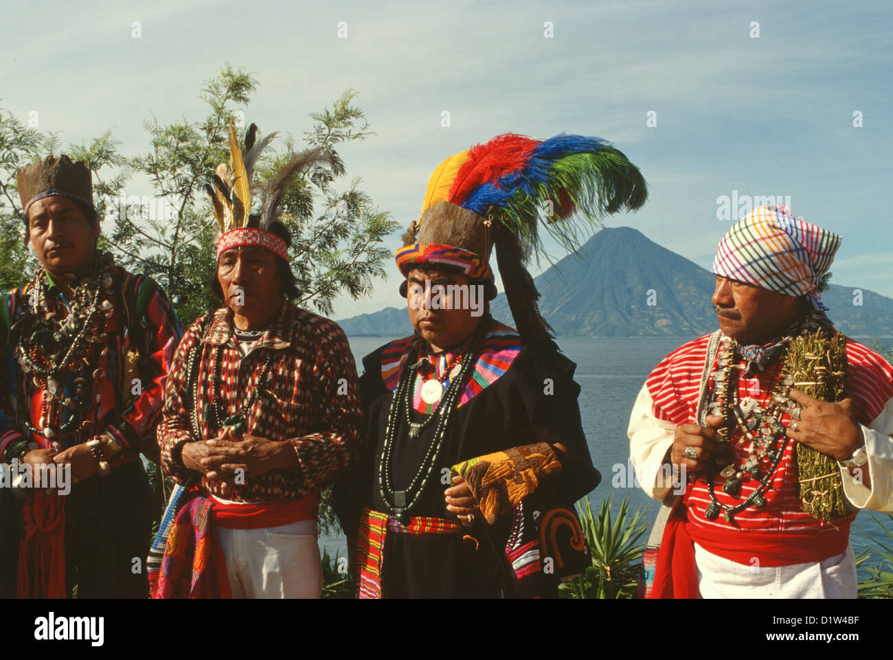 GUATEMALA NATIVE QUICHE SINGING AT AN INDIGENEOUS PEOPLE S MEETING ON ...