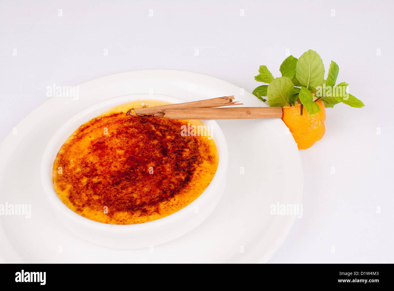 Traditional Spanish pudding dessert Stock Photo - Alamy