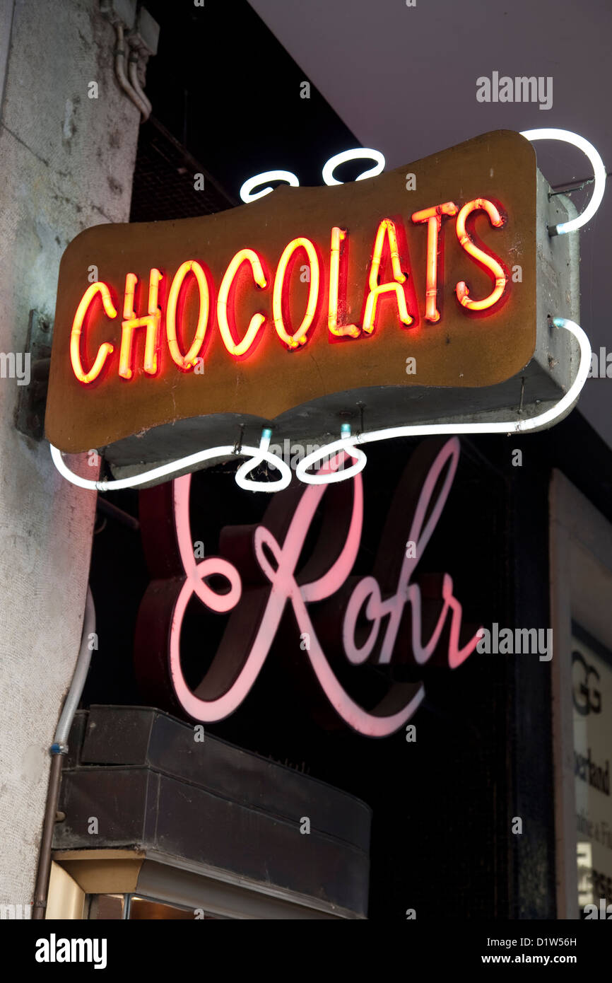 Geneva chocolate hi-res stock photography and images - Alamy