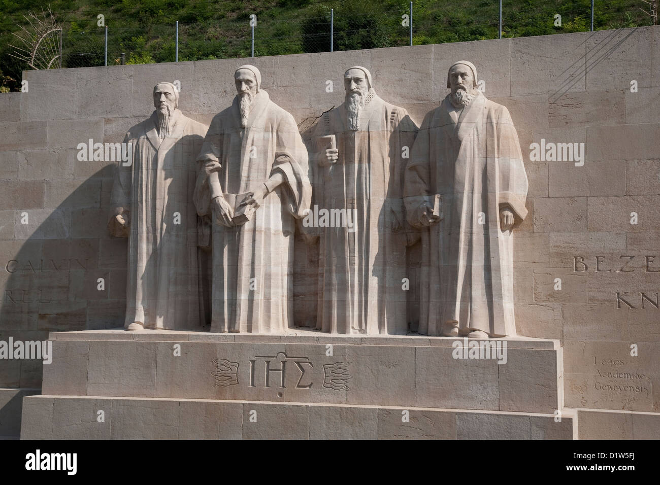 Reformation Monument in Bastions Park, Geneva, Switzerland, Europe ...