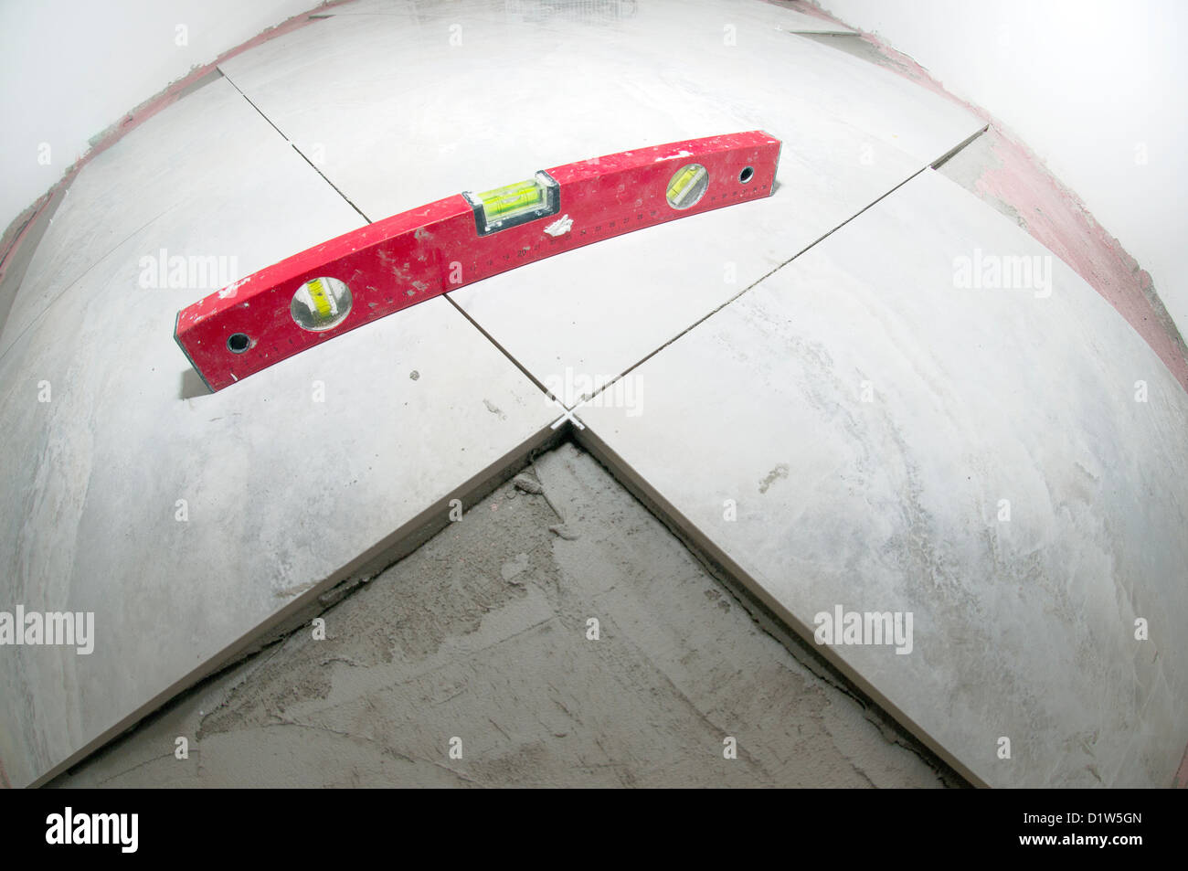 Tiles on floor adhesive hi-res stock photography and images - Alamy